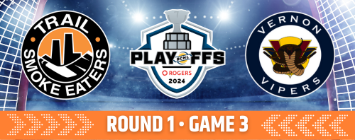 Game 3 2024 Playoffs-April 9, 2024-Trail Smoke Eaters vs Vernon Vipers